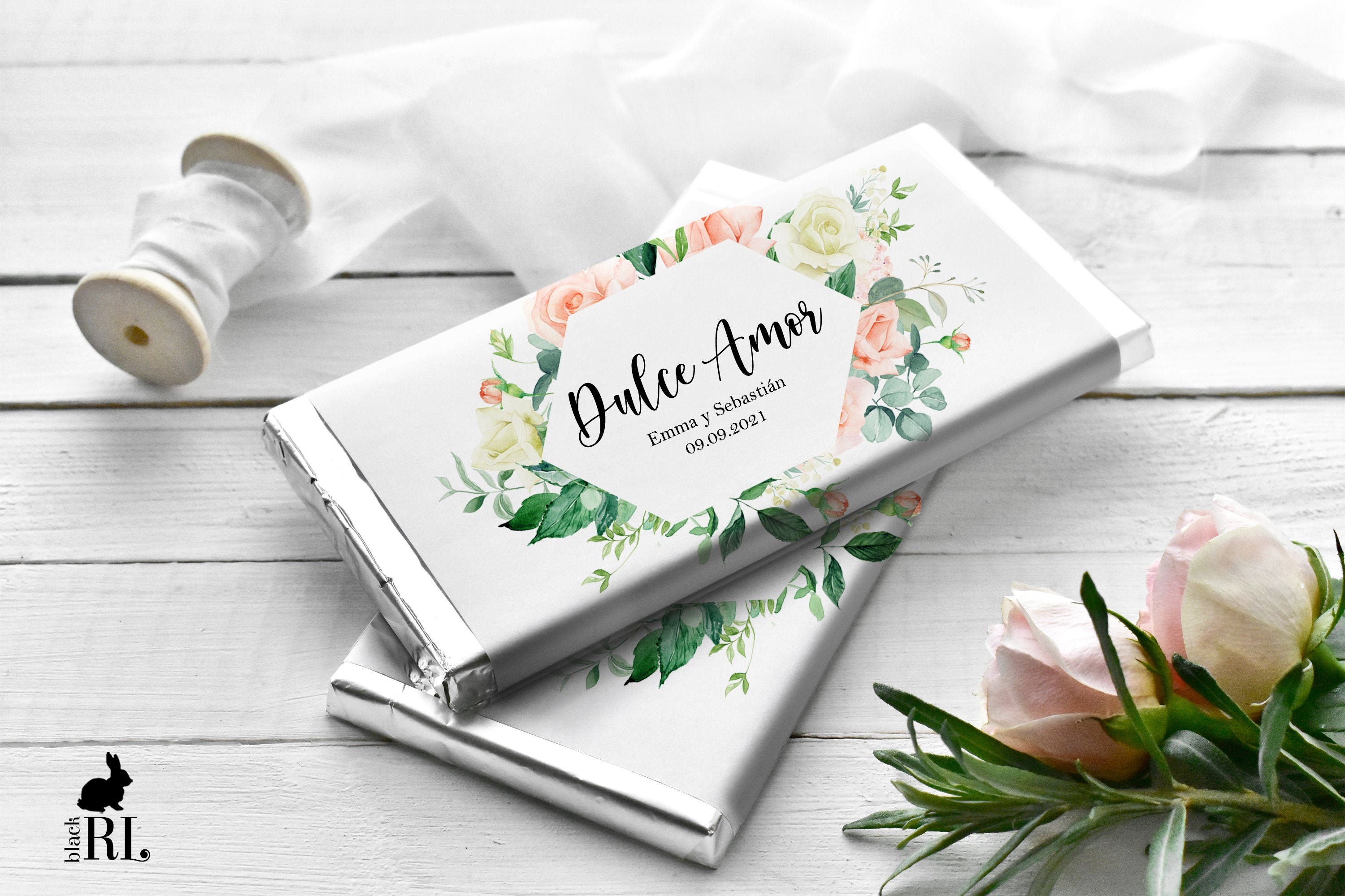 Printed Labels for Full Size Candy Bar Chocolate Bar Stickers - Etsy