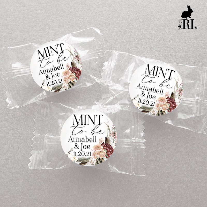 1 inch round custom stickers for wedding favors bridal | Etsy