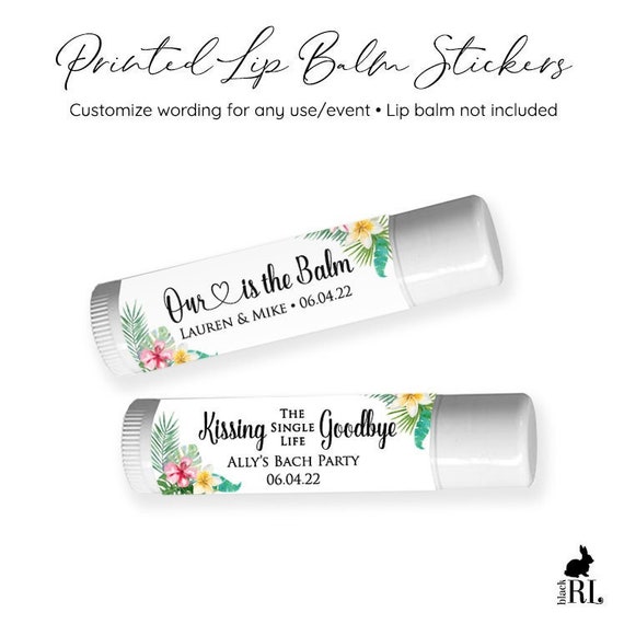 Printed Labels for Lip Balm Custom Printed Stickers for - Etsy