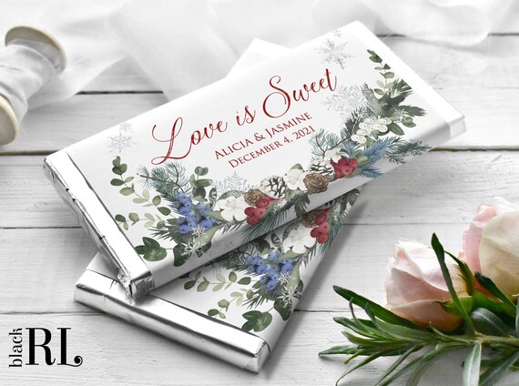 Printed Full Size Candy Bar Chocolate Bar Stickers Wedding - Etsy