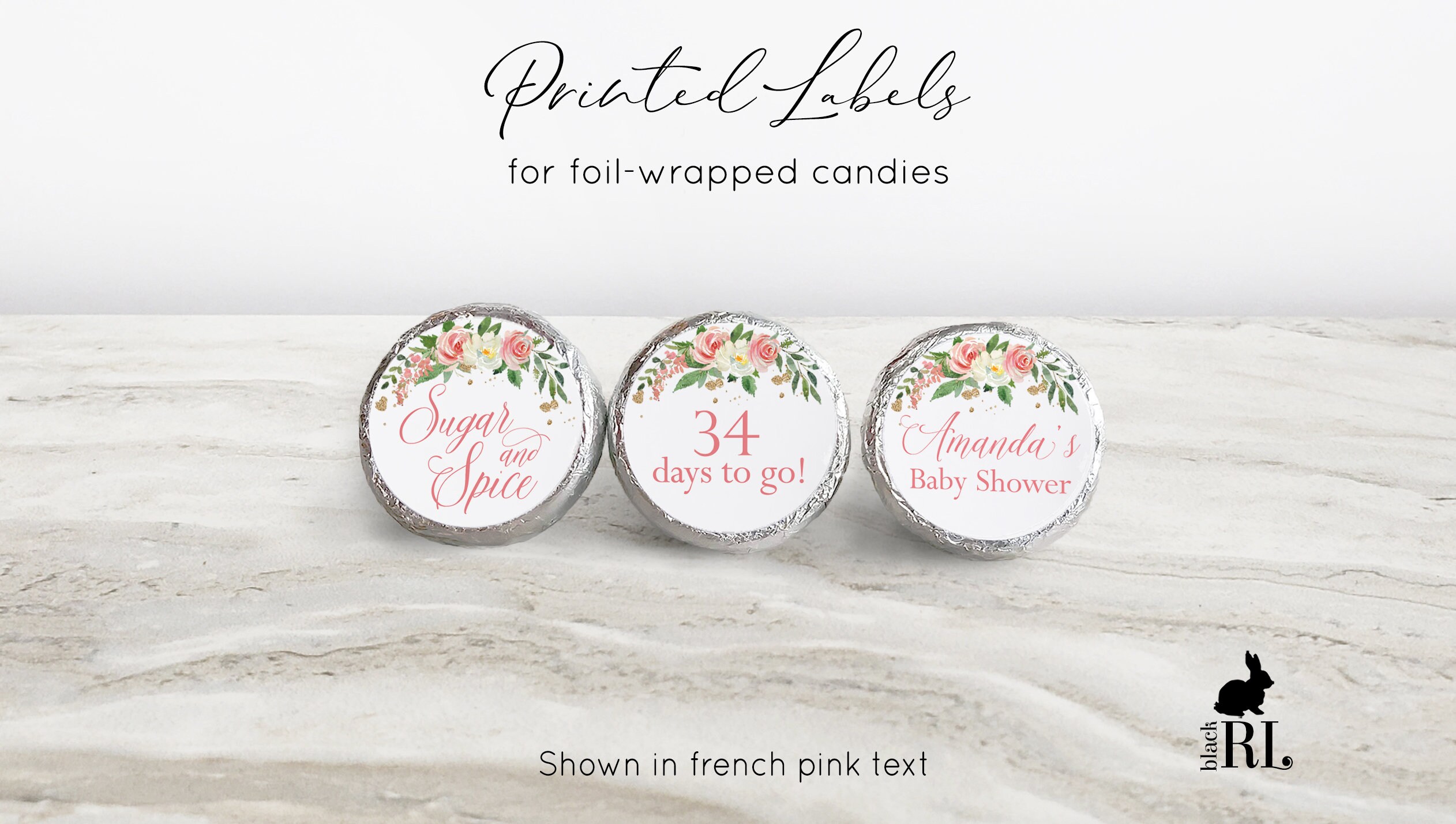 Printed Chocolate Kiss Stickers Personalized Wedding Favors - Etsy