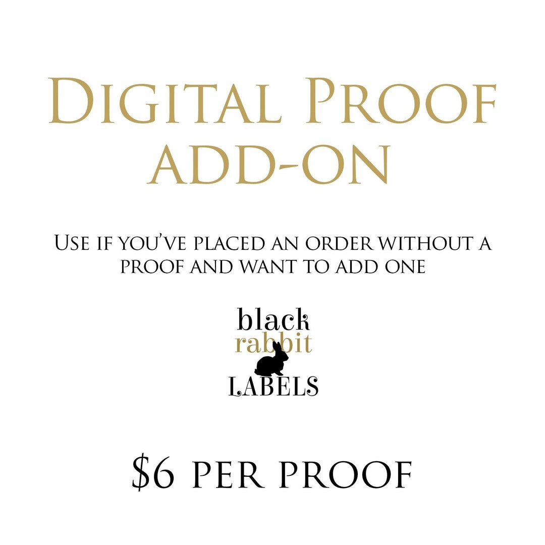 Digital Proof - Etsy