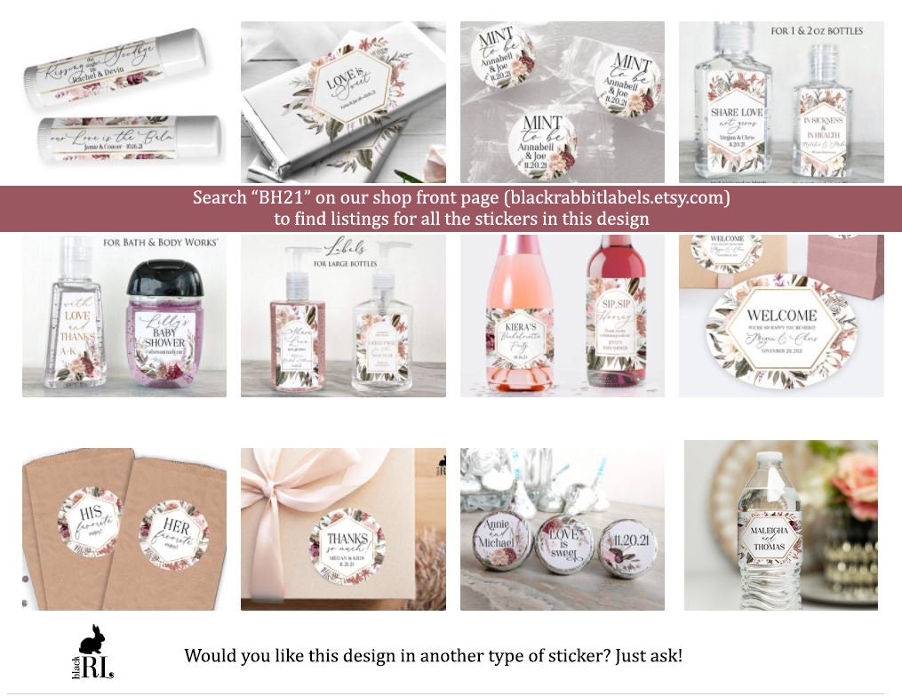 Printed Lables for Full Size Candy Bar Chocolate Bar Stickers - Etsy