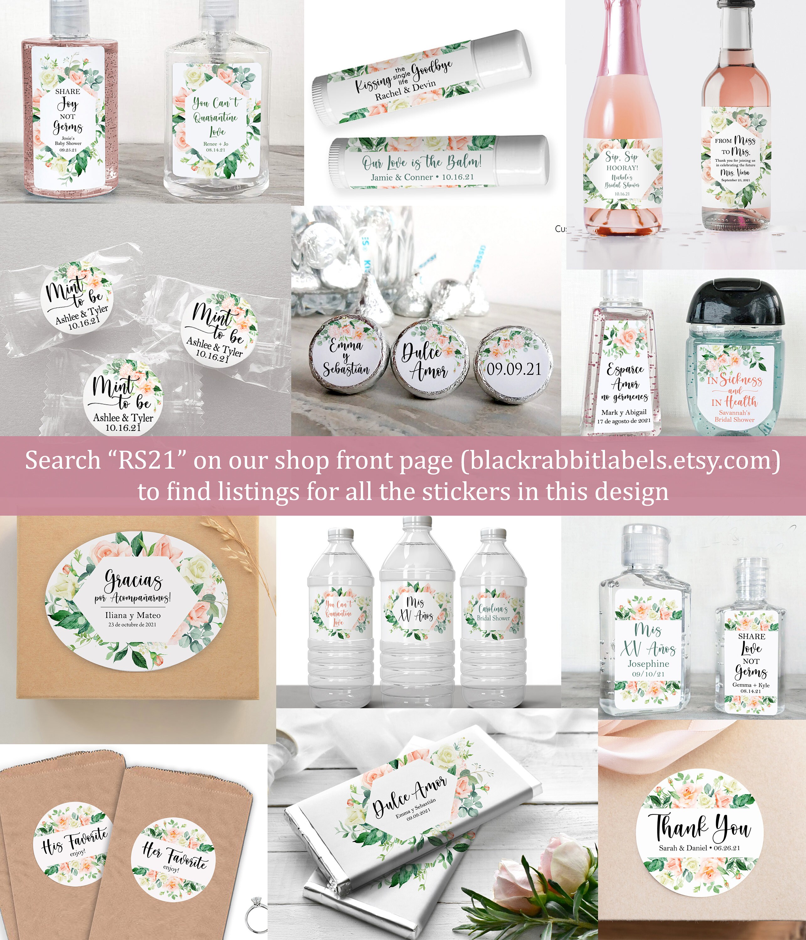 Printed Labels for Full Size Candy Bar Chocolate Bar Stickers - Etsy