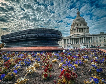 U.S. Capitol Building Art Print - Etsy