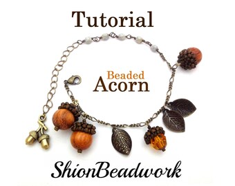 Beaded Acorn - Etsy