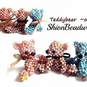 Old Teddy Bear ,3D Bead Patterns ,beading Tutorial - Etsy