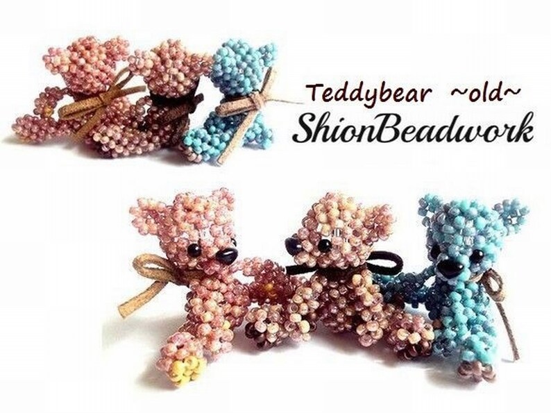 Old Teddy Bear ,3D Bead Patterns ,beading Tutorial - Etsy