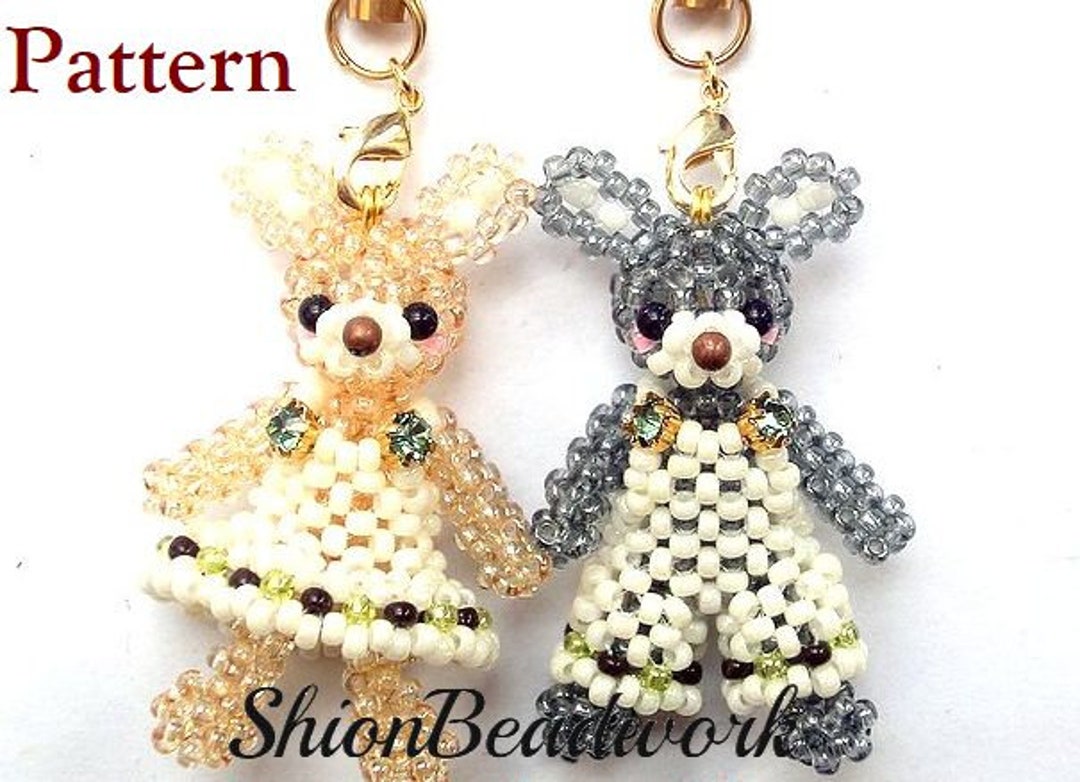 Natural Rabbit ,3D Bead Patterns ,beading Tutorial - Etsy