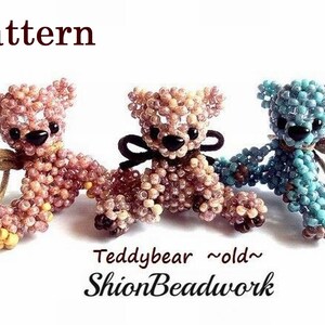 Old Teddy Bear ,3D Bead Patterns ,beading Tutorial - Etsy