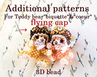 Old Teddy Bear 3D Bead Patterns beading Tutorial | Etsy