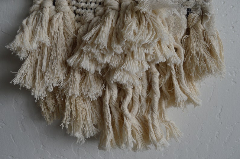 Fringe Wall Hanging 2 Woven Fringe Wall Hanging Woven Wall - Etsy
