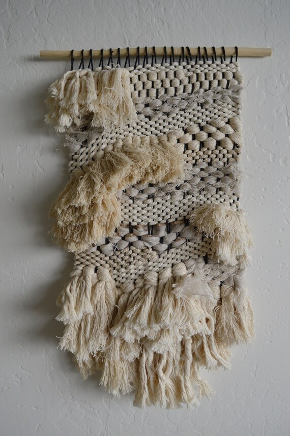 Fringe Wall Hanging 2 Woven Fringe Wall Hanging Woven Wall - Etsy