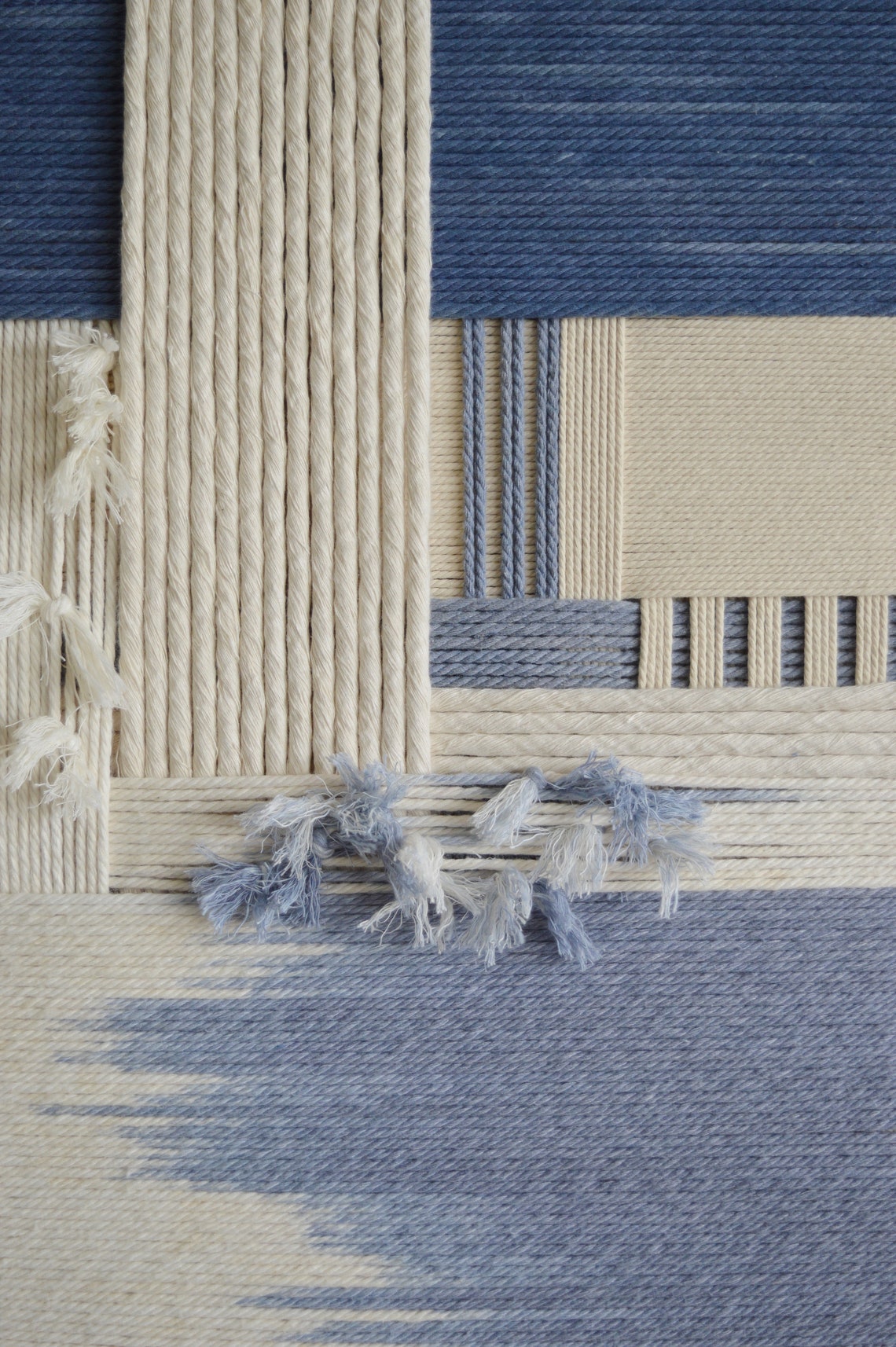 Woven Rope Canvas Wall Art Rope Wall Art Woven Wall Art - Etsy