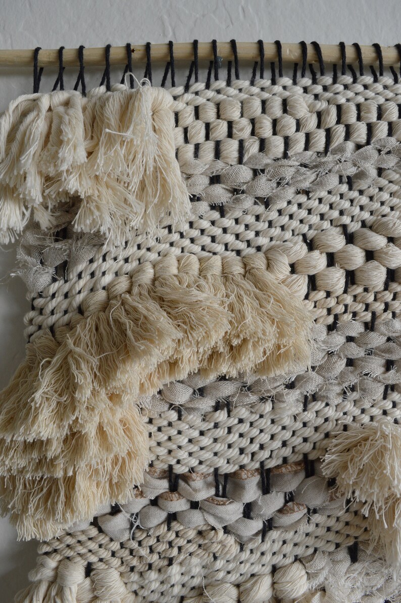 Fringe Wall Hanging 2 Woven Fringe Wall Hanging Woven Wall - Etsy