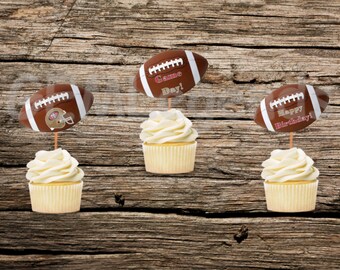 49ers Cupcake Toppers Printable - Etsy