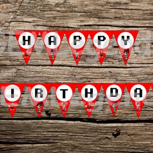 Wreck It Ralph Birthday Banner, Wreck It Ralph Party, Wreck It Ralph ...