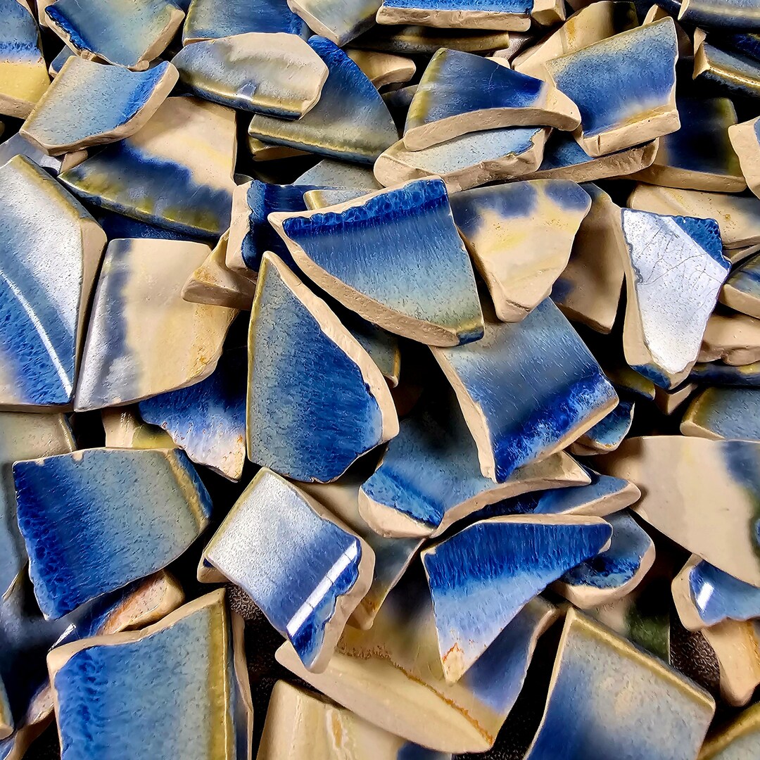Pottery Shards for Mosaic Crafting or Jewelry Making Curved Pieces ...