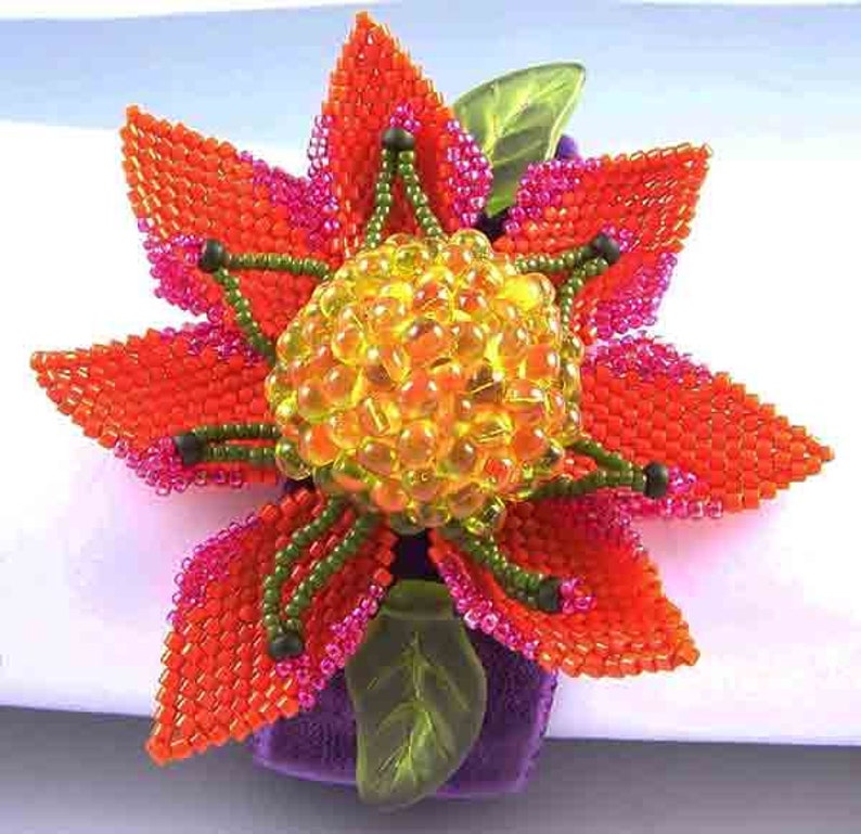 Lotus Flower Cuff Tutorial PDF - Etsy
