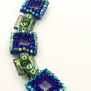 It's Hip to Be Square Bracelet Tutorial PDF - Etsy