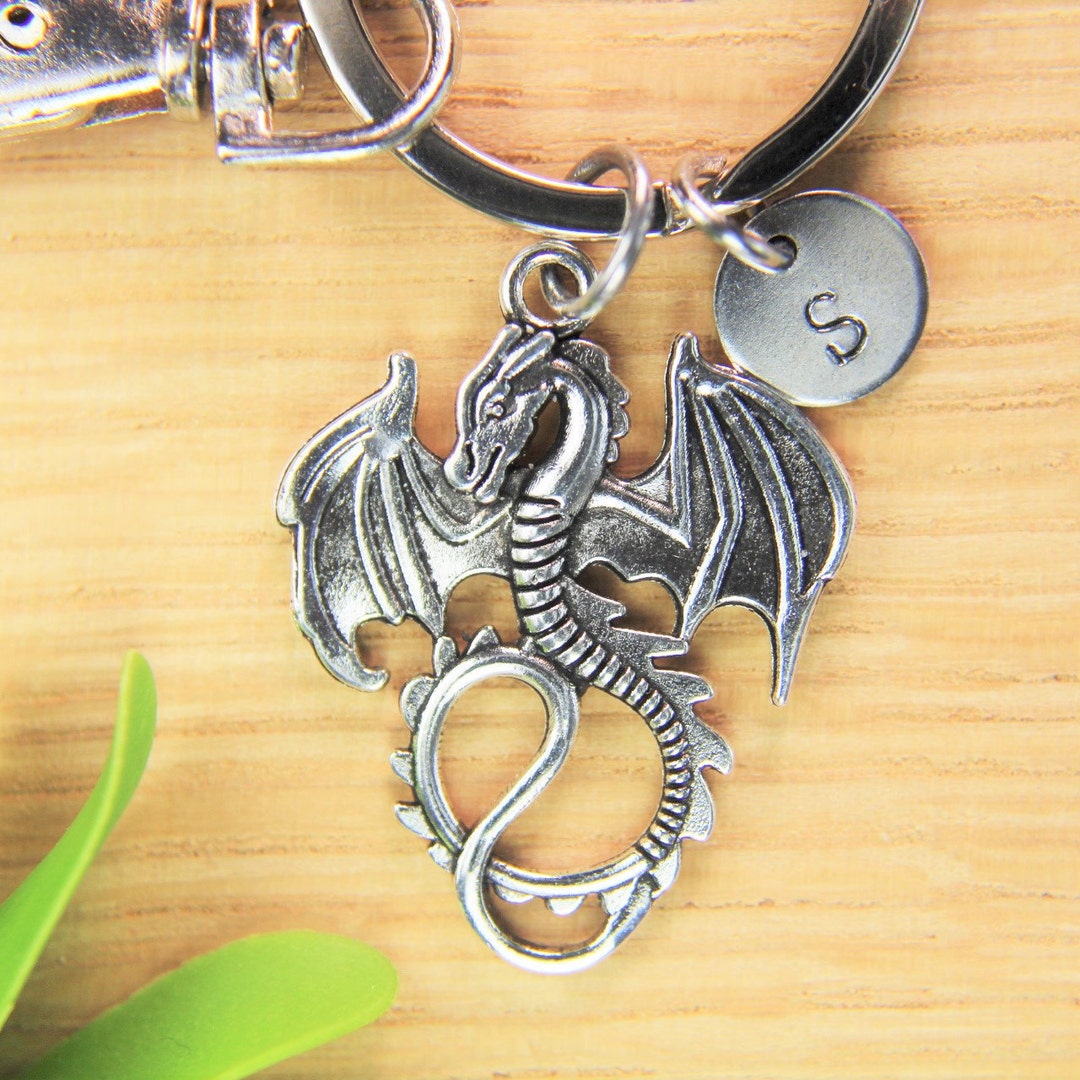 Dragon Keyring Dragon Gift Christmas Gift Dragon Jewelry Father's Day ...