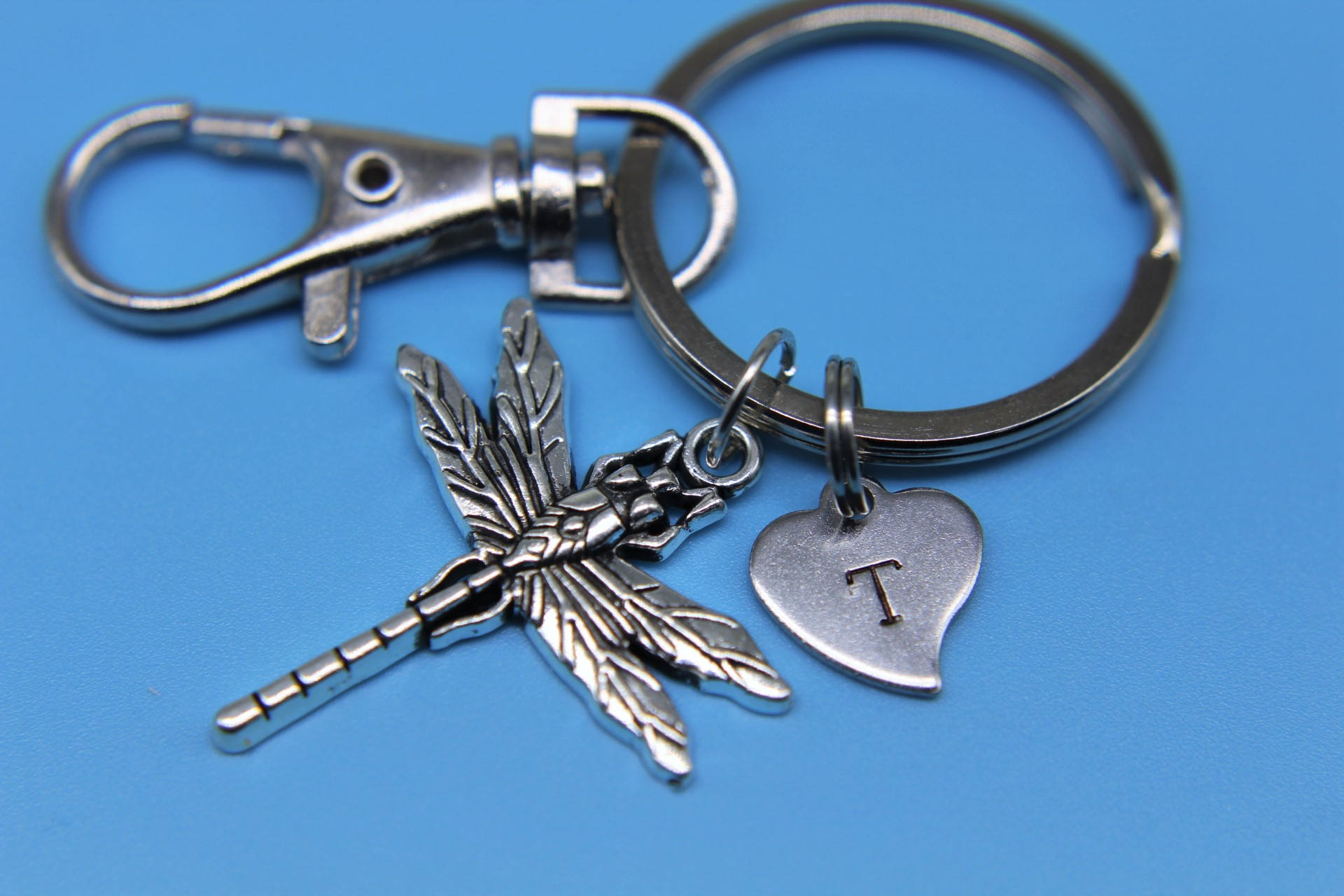Dragonfly Keychains Dragonfly Charm Keychain Dragonfly Key - Etsy