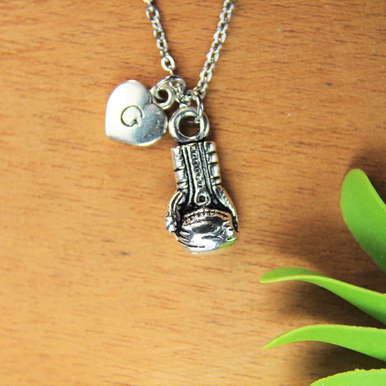 Silver Boxing Glove Charm Necklace Fitness Club Gift Boxing - Etsy