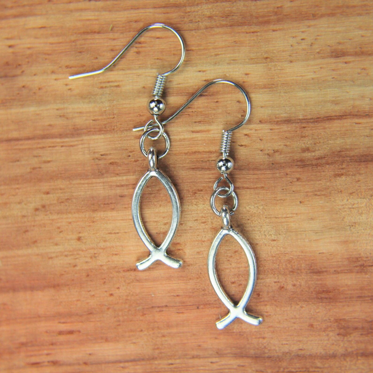 Jesus Fish Cross Charm Jesus Fish Pendant Jesus Fish Gift - Etsy