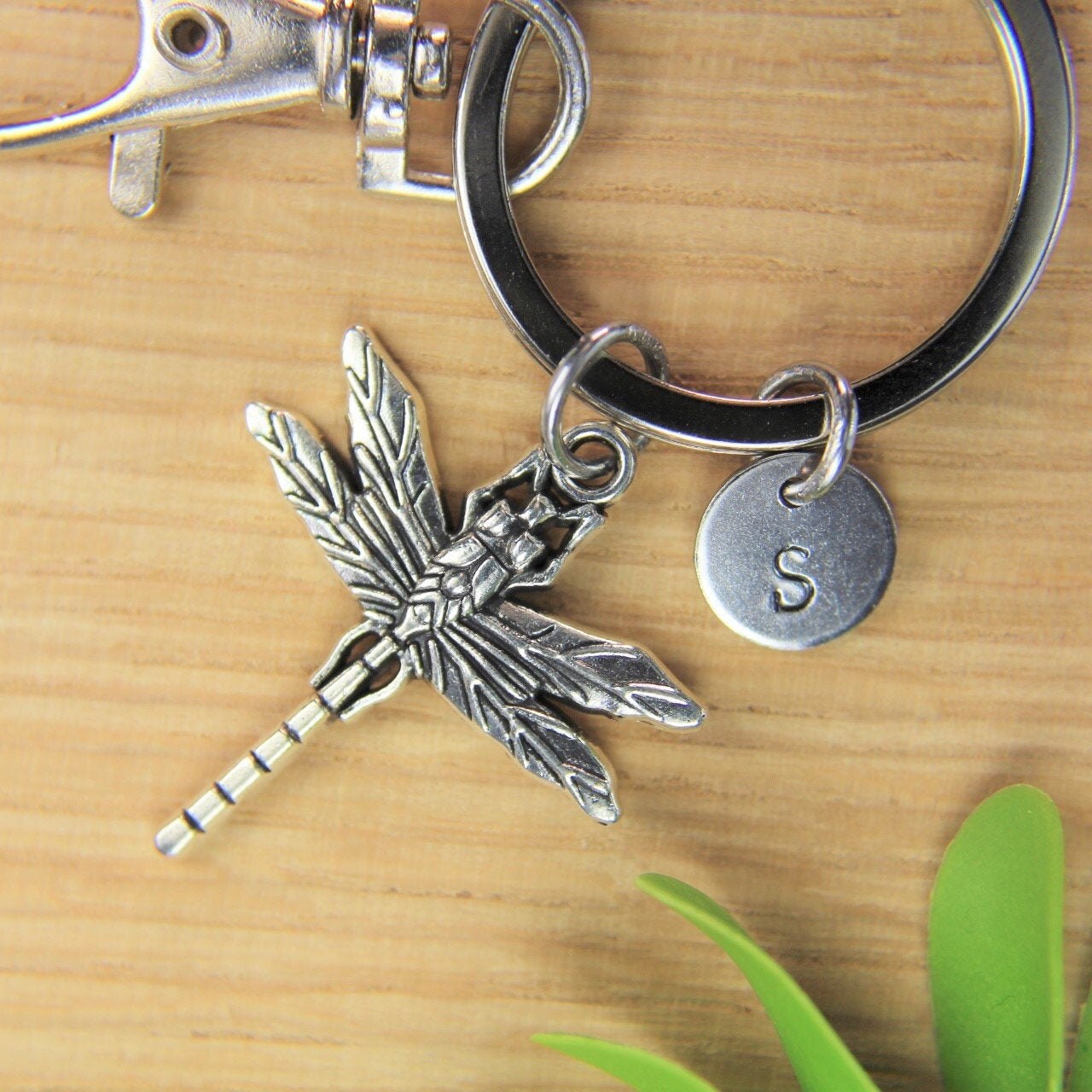 Dragonfly Keychains Dragonfly Charm Keychain Dragonfly Key | Etsy