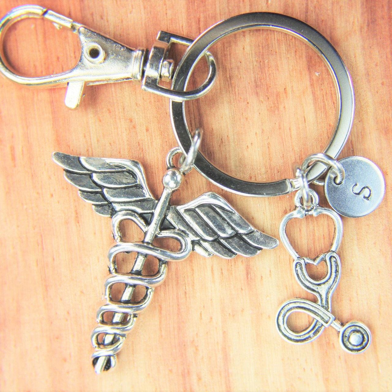 Medical Caduceus Charm Doctor Nursing Student Gift Medical - Etsy