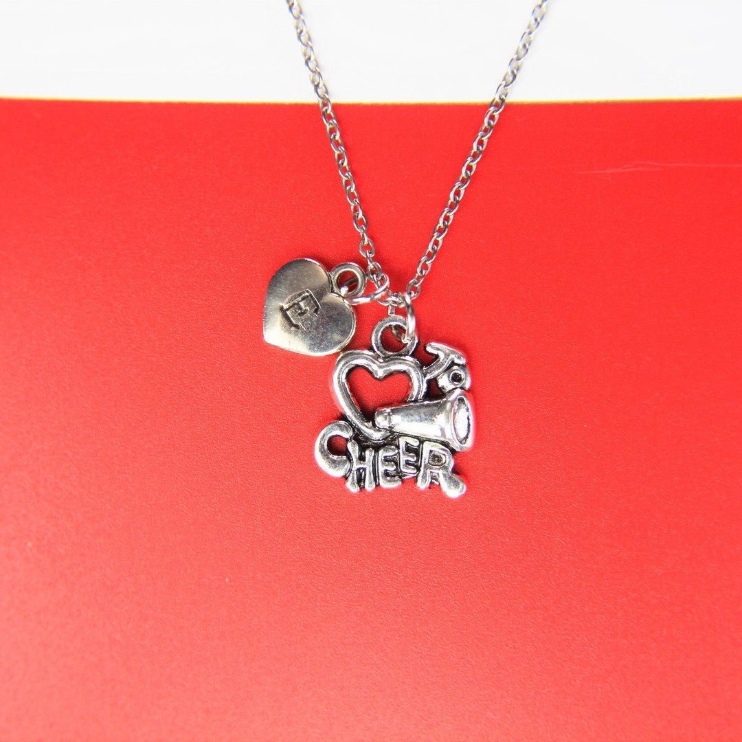 Cheer Necklace Cheer Team Gift Sport Gift Cheer Girl Gift Mom Gift ...