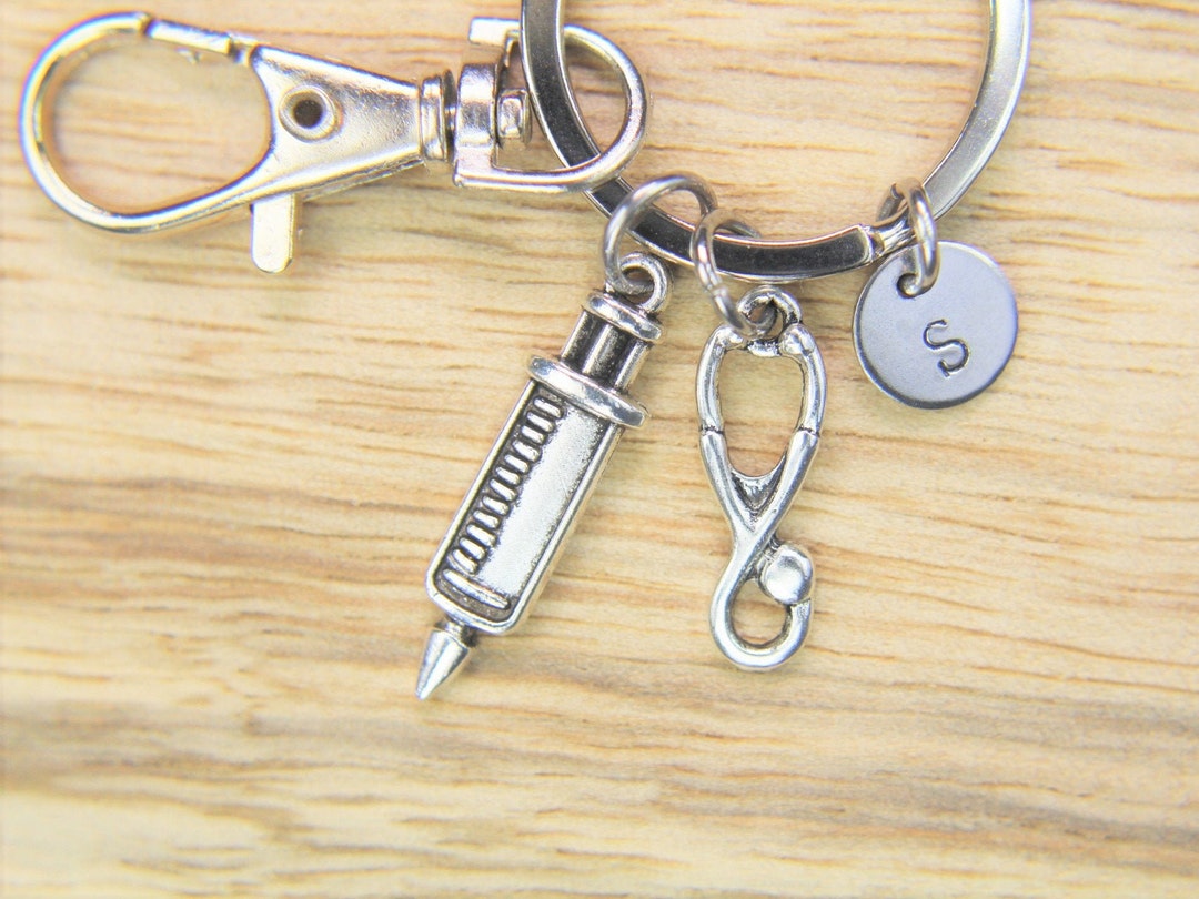 Doctor Gift Nursing Gift Nurse Gift Medical Stethoscope Charm Keychain ...