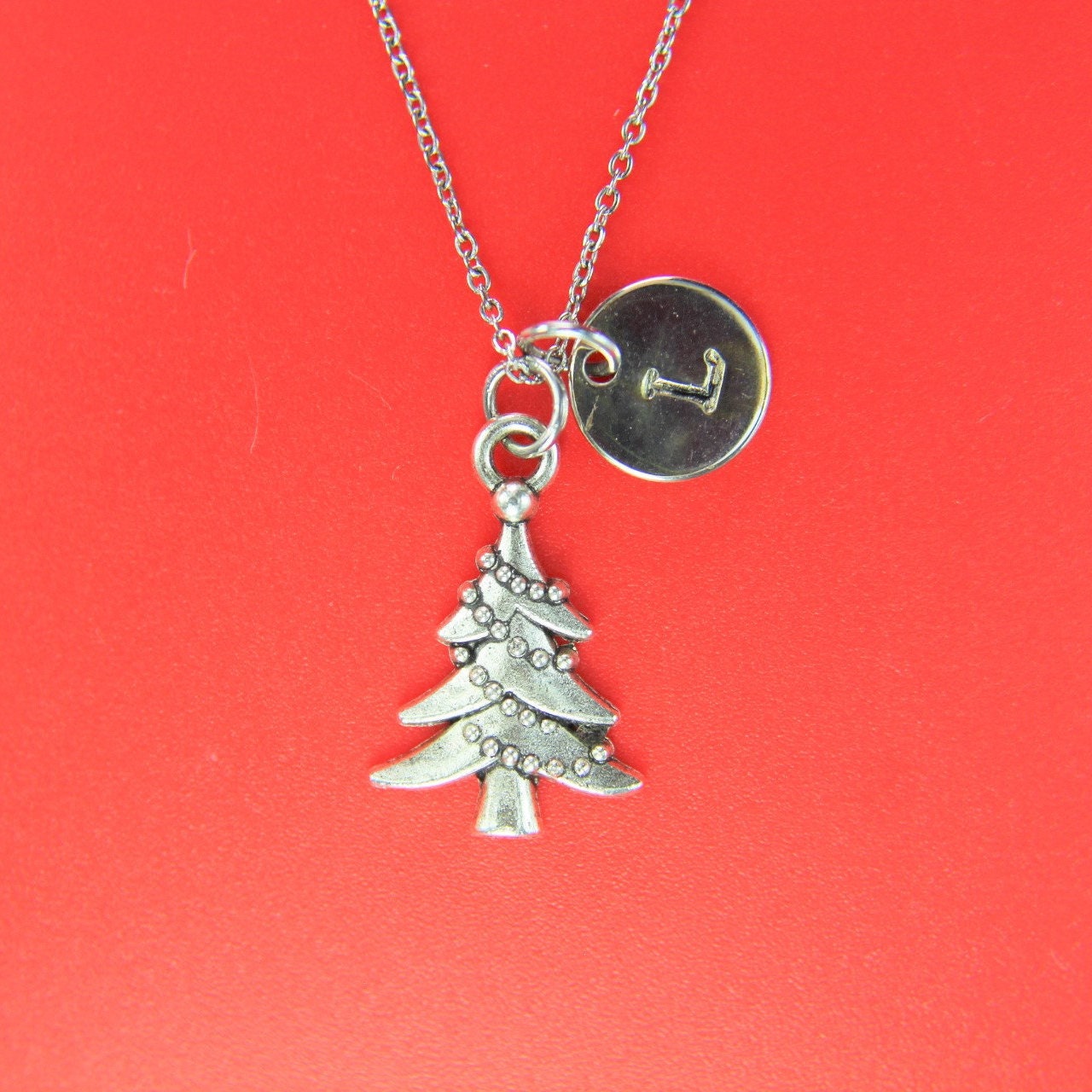 Best Christmas Tree Charm Necklace Christmas Tree Necklace | Etsy