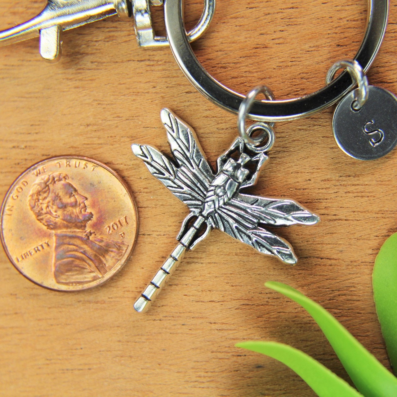 Dragonfly Keychains Dragonfly Charm Keychain Dragonfly Key - Etsy