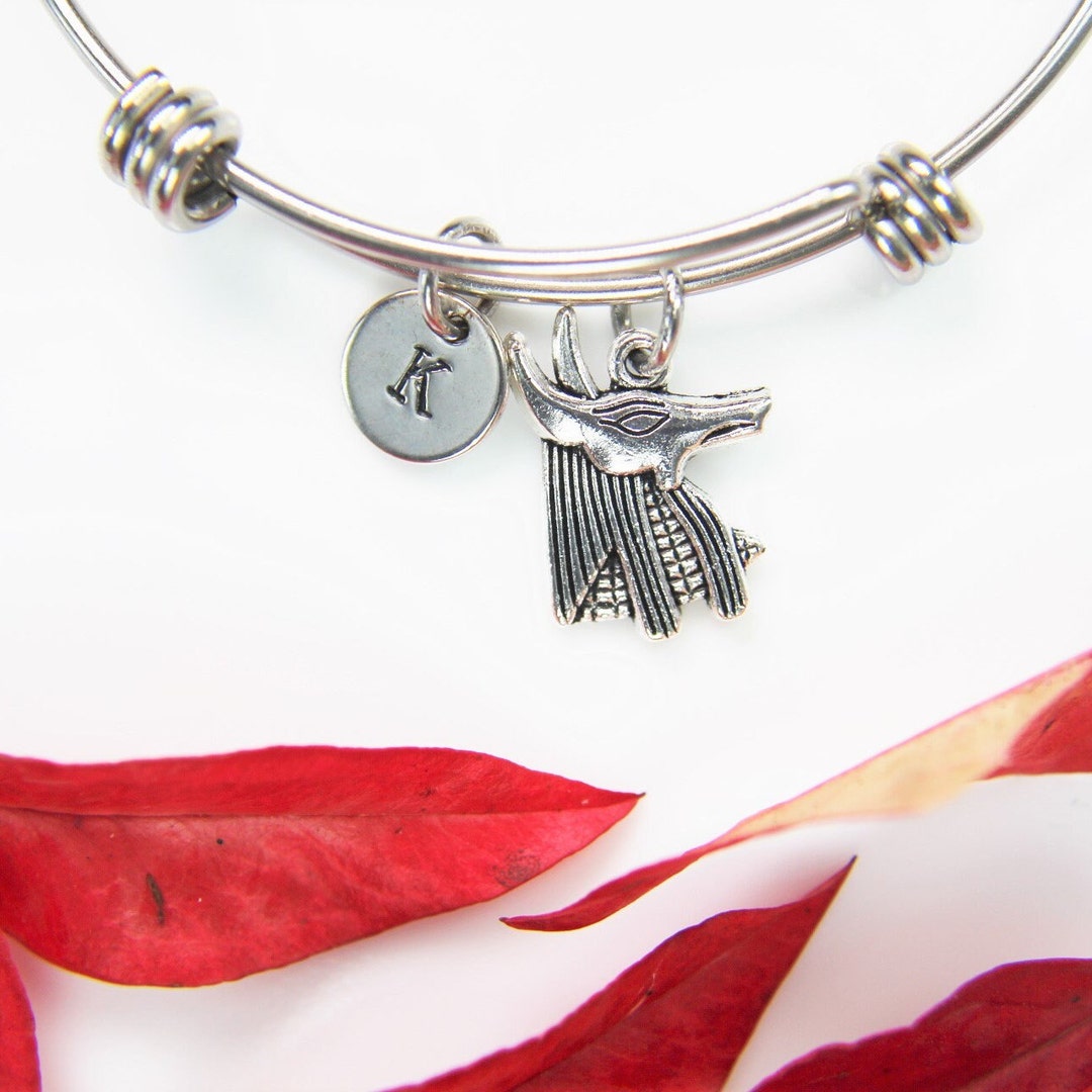 Egyptian Anubis Head Bangle Egyptian Charm Travel Gift Christmas Gift ...