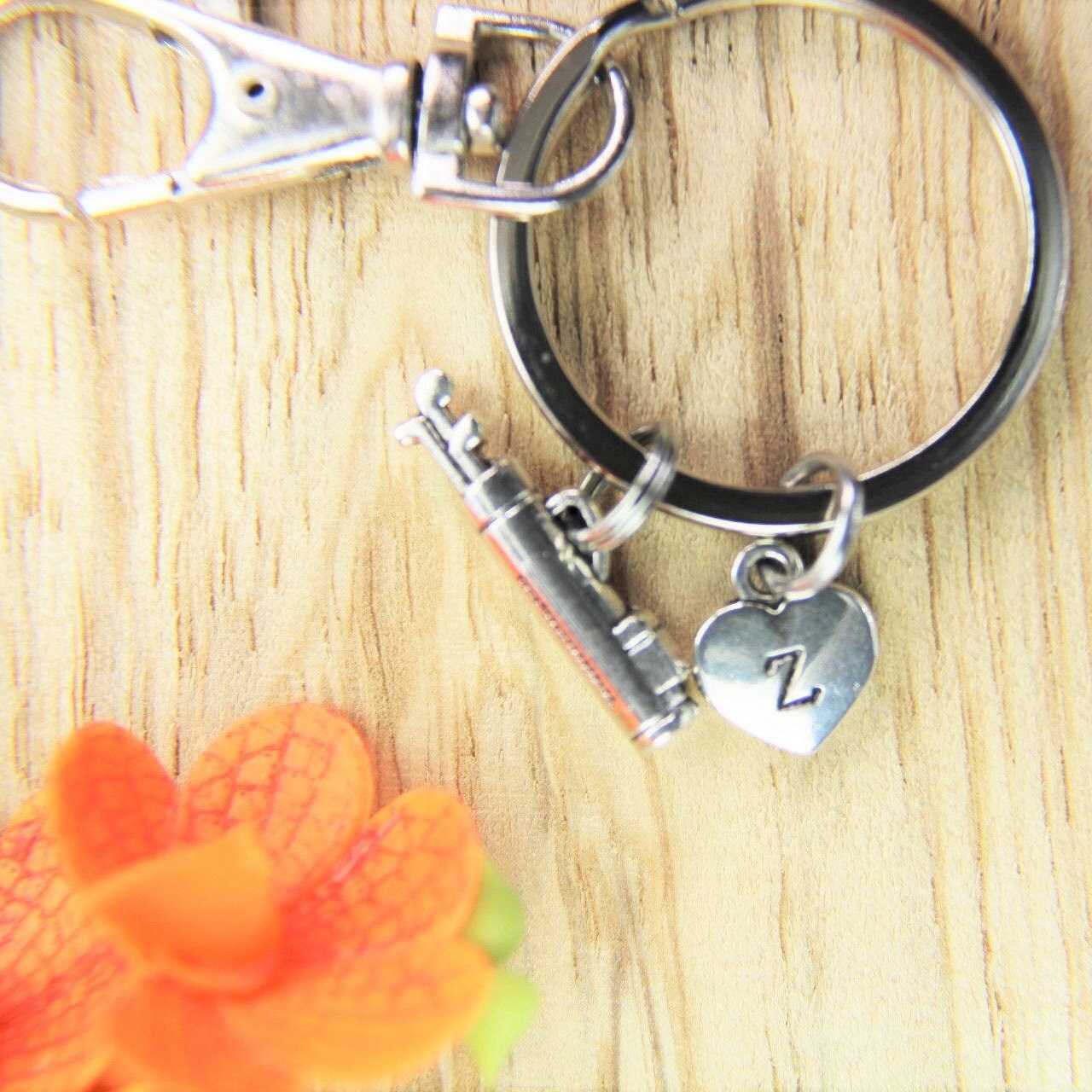 Golf Club Keychain Golf Bag Key Ring Silver Golf Bag Charm - Etsy
