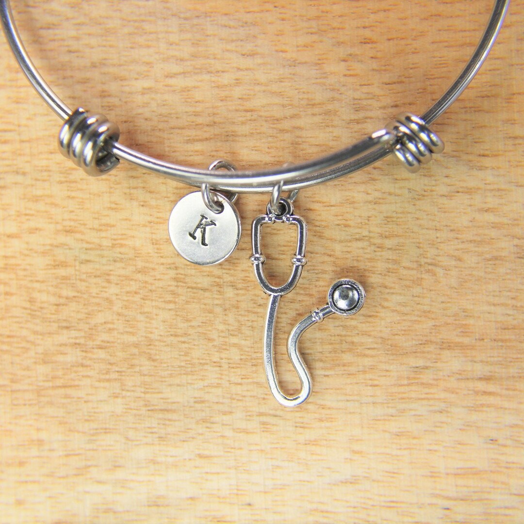 Stethoscope Bracelet Medical Student Charm Doctor Gift Nurse Gift ...