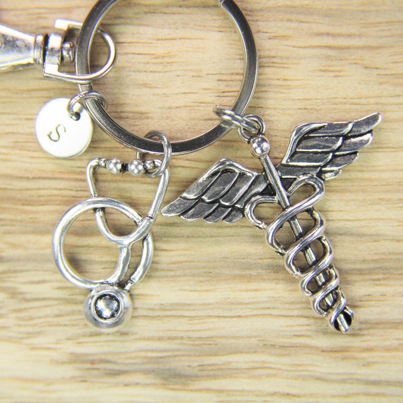 Medical Caduceus Charm Doctor Nursing Student Gift Medical - Etsy
