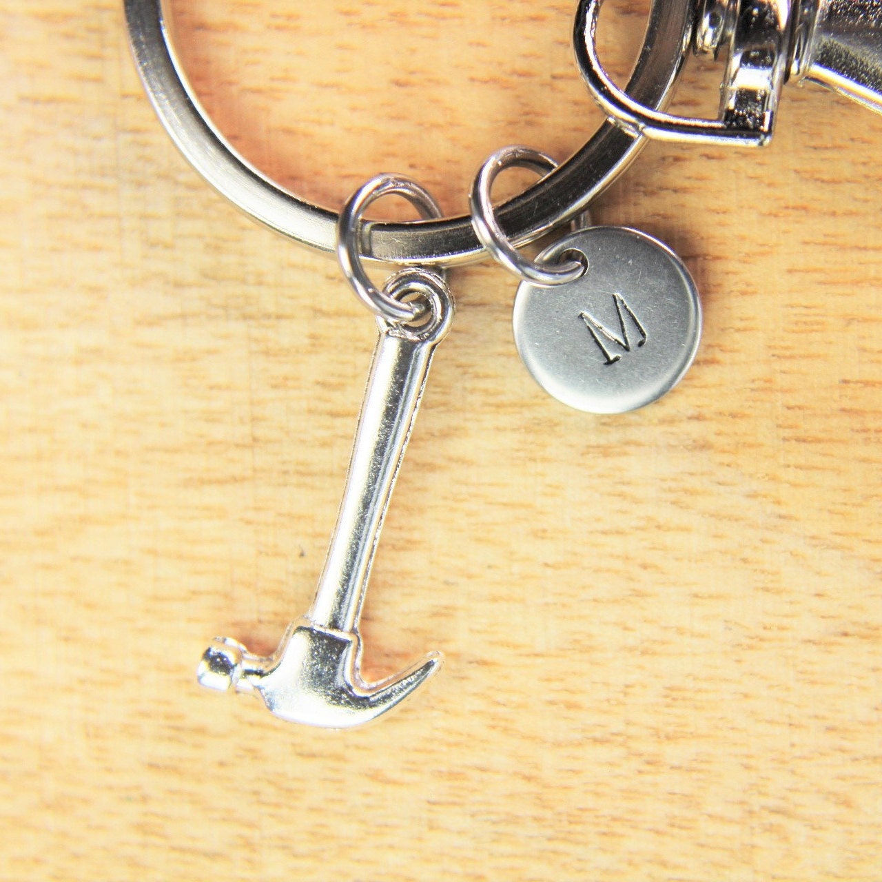 Tools Handyman Keyring Silver Handyman Charm Keyring - Etsy