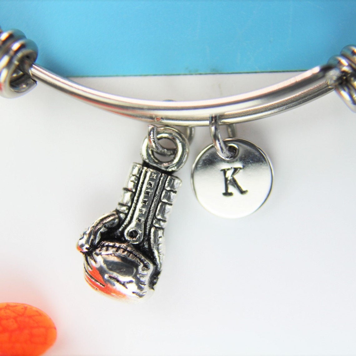 Boxing Bracelet Silver Boxing Glove Charm Bracelet Boxing Jewelry ...
