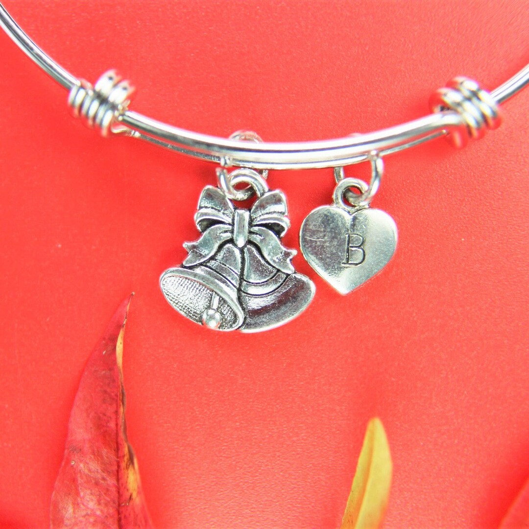 Best Christmas Bowknot Bell Bracelet Bell Charm Bell Jewelry Bowknot ...