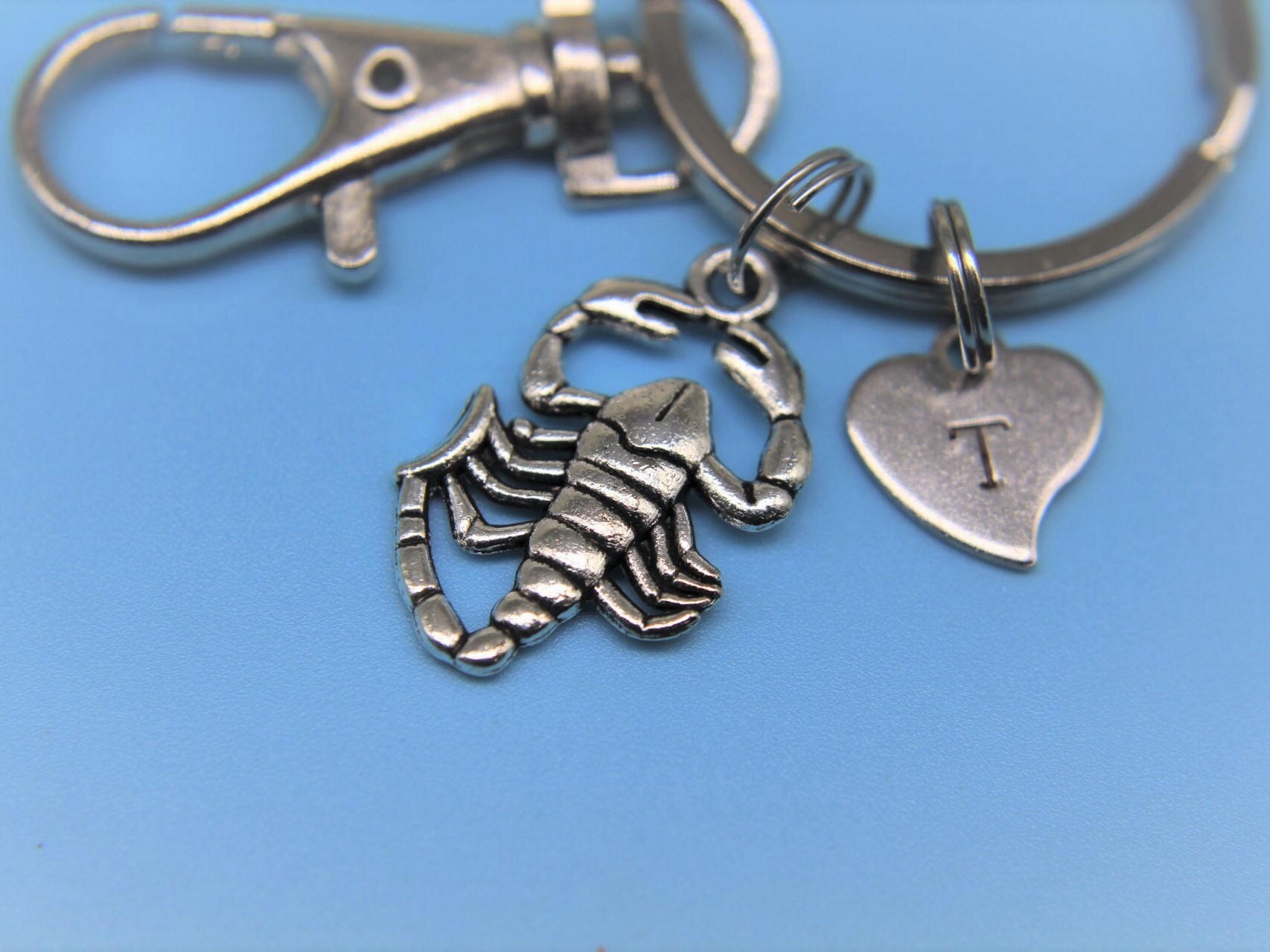 Scorpion Star Sing Keychain Scorpion Pendant Scorpion Charm | Etsy