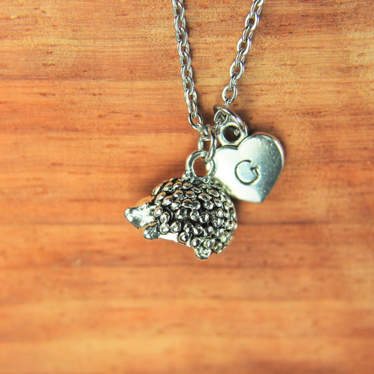 Silver Hedgehog Charm Necklace Hedgehog Charm Animal Pendant - Etsy