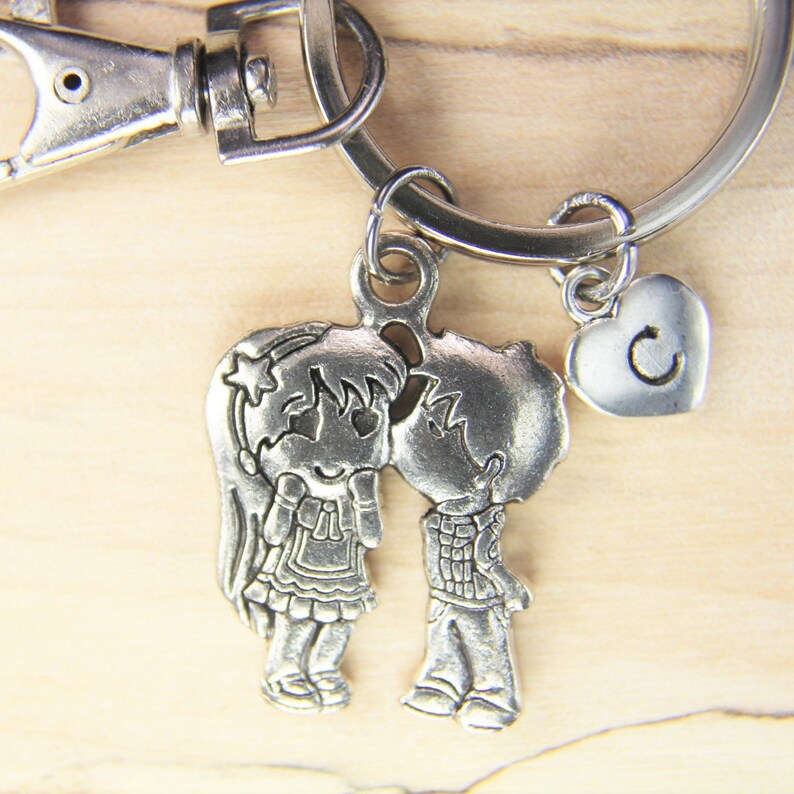 Cute Boy and Girl Keychain Boyfriend Gift Girlfriend Gift Boy - Etsy