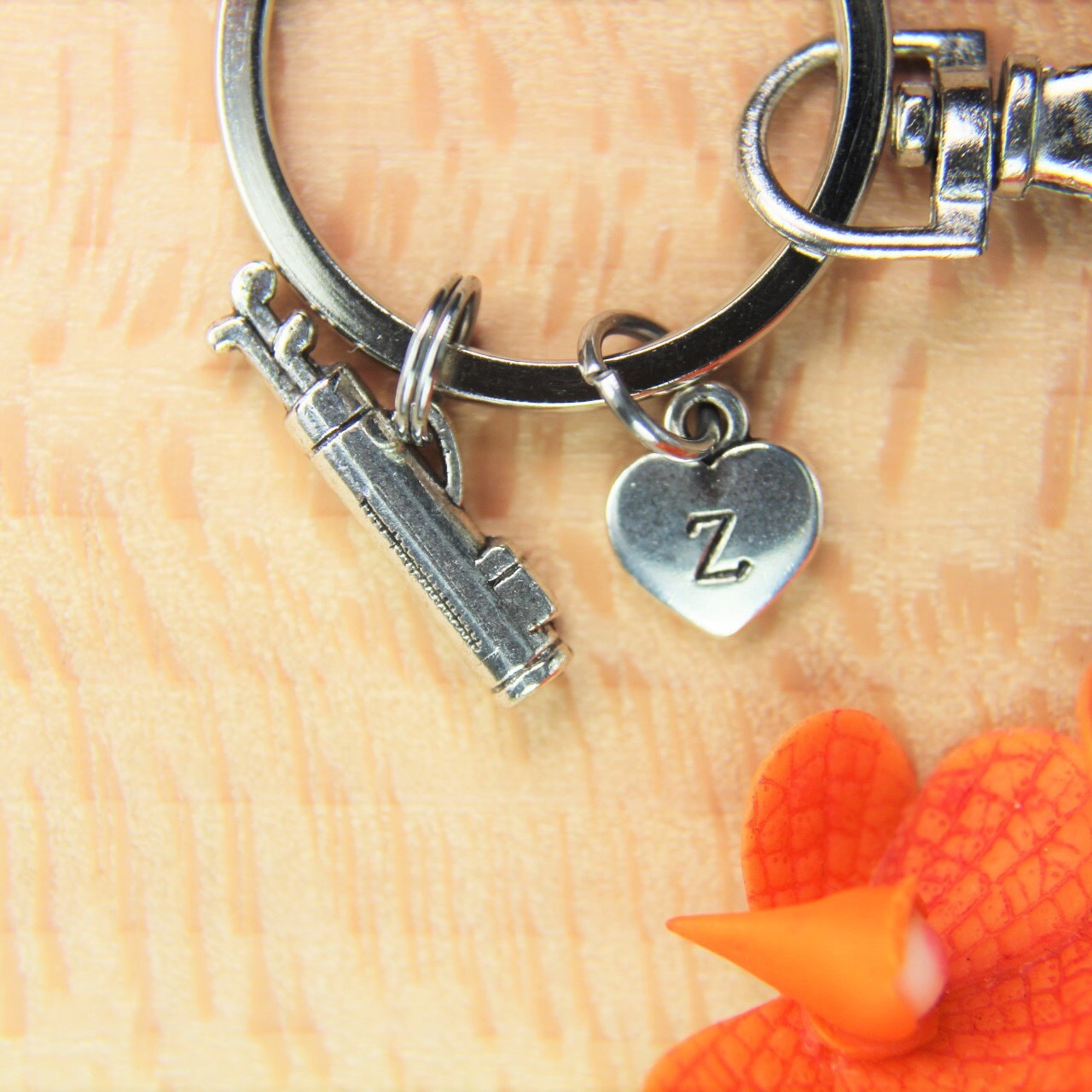 Golf Club Keychain Golf Bag Key Ring Silver Golf Bag Charm - Etsy