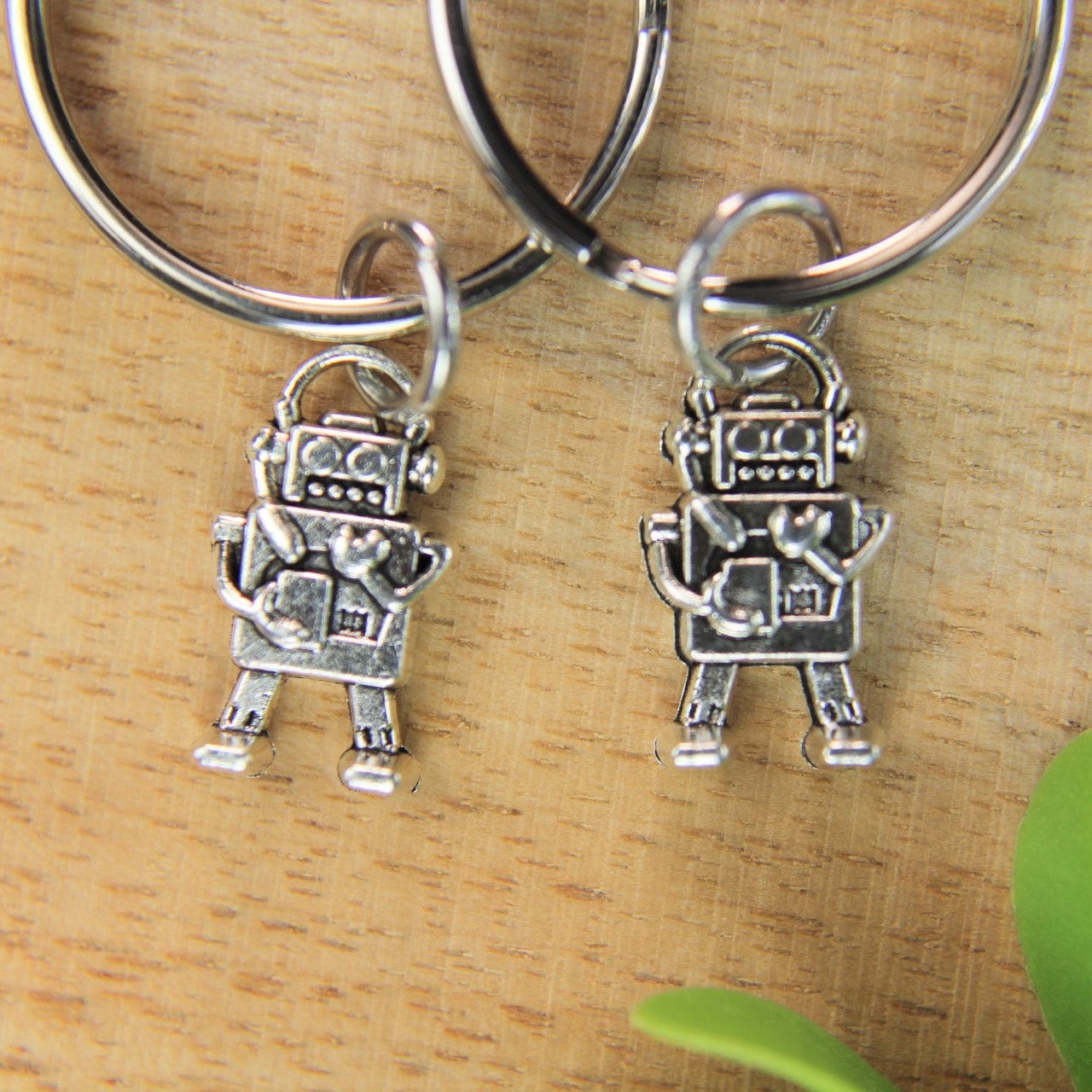 Robot Keychain Robot Charms Keychain Robot Charms Robot | Etsy