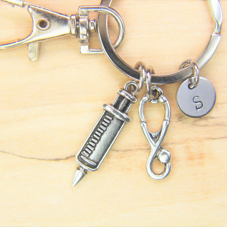 Doctor Gift Nursing Gift Nurse Gift Medical Stethoscope Charm Keychain ...