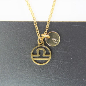 Tiny Gold Libra Charm Gold Libra Gift Constellations Charm Libra Sign ...