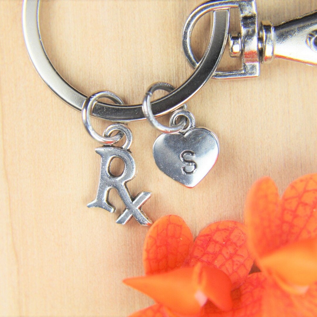 RX Charm Keyring Pharmacy Charm Pharmacy Jewelry Pharmacy Pendant ...
