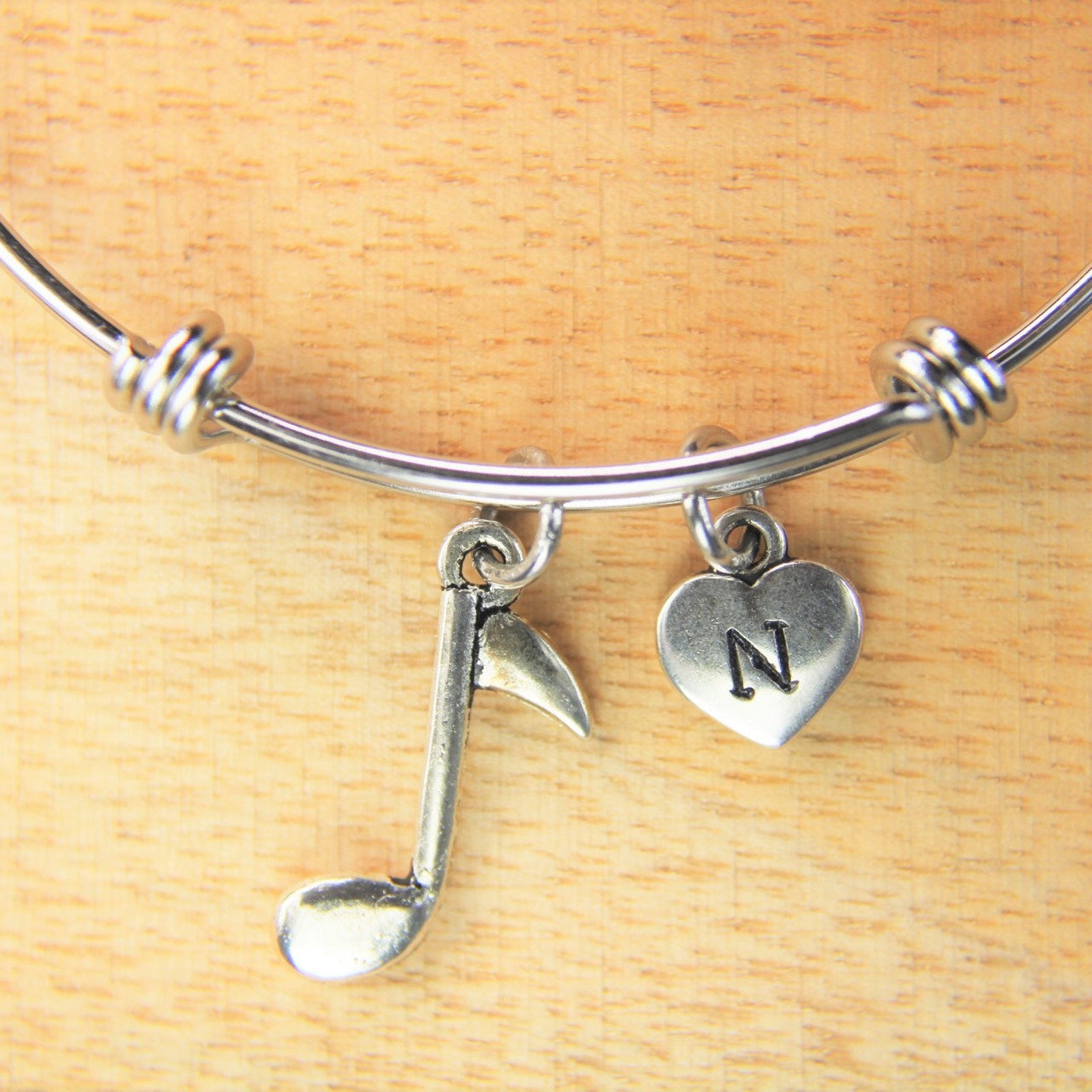 Music Note Charm Bracelet Music Gift Orchestras Gift Musician Gift ...